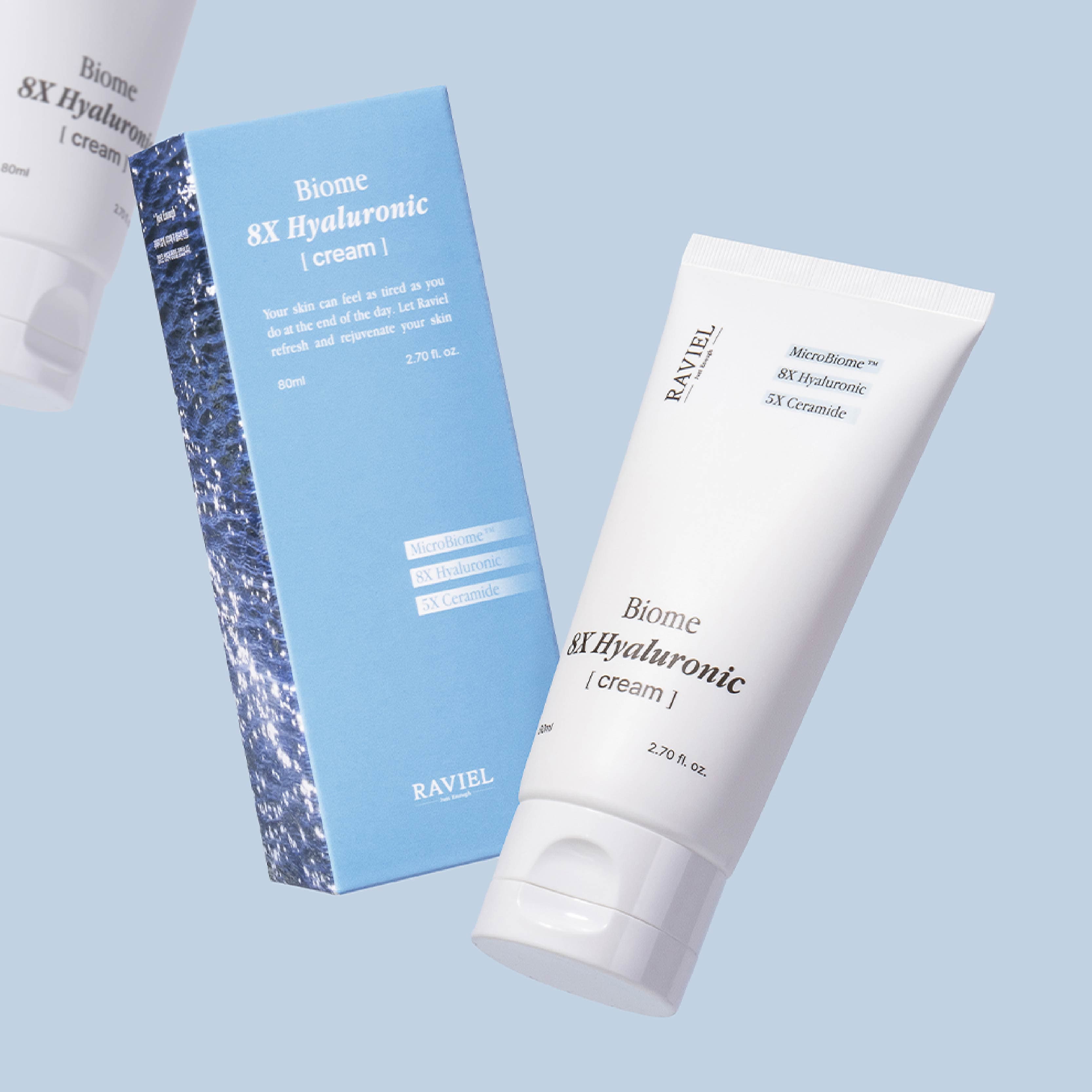 [RAVIEL] Biome 8X Hyaluronic Cream 80ml | tradekorea